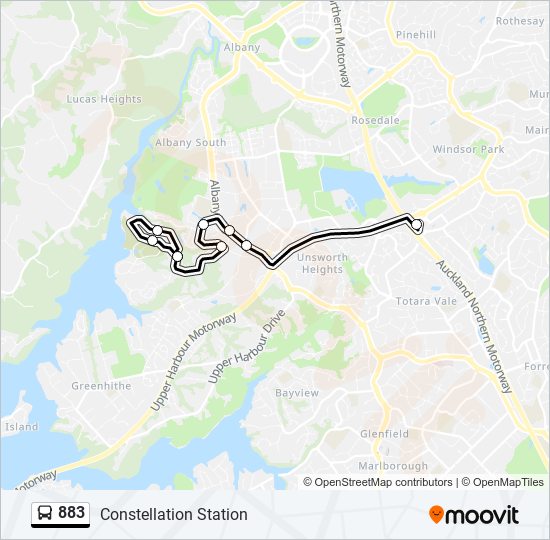 883 Route: Schedules, Stops & Maps - Constellation Station (Updated)