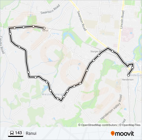143 Route: Schedules, Stops & Maps - Ranui (Updated)