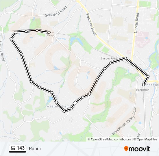 143 Route: Schedules, Stops & Maps - Ranui (Updated)