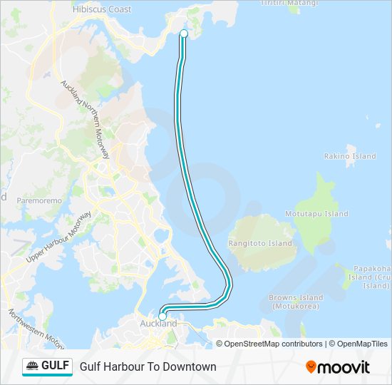 gulf Route: Schedules, Stops & Maps - Gulf Harbour To Downtown (Updated)