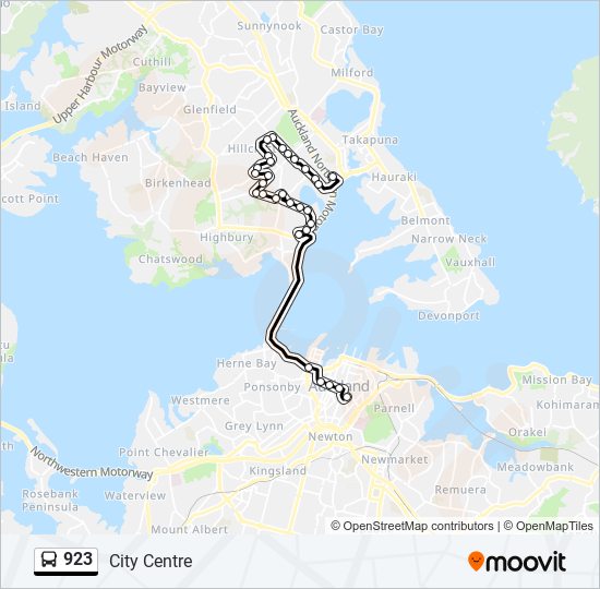 923 Route: Schedules, Stops & Maps - City Centre (Updated)
