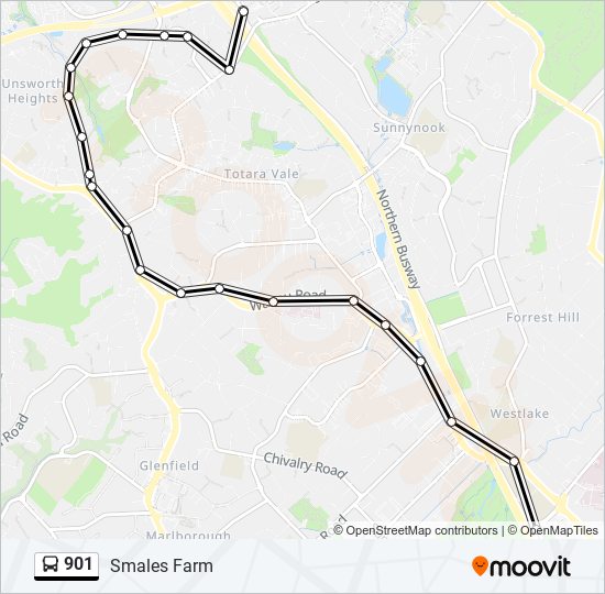 901 Route: Schedules, Stops & Maps - Smales Farm (Updated)