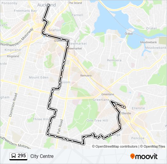 295 Route: Schedules, Stops & Maps - City Centre (Updated)