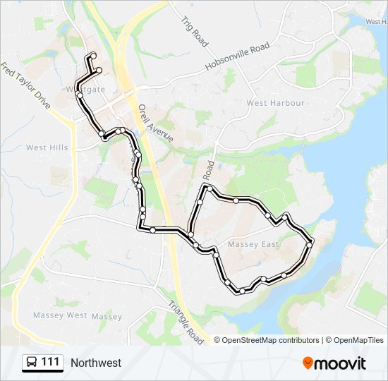 111 Route: Schedules, Stops & Maps - Northwest (Updated)