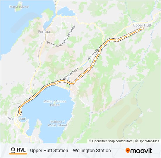 hvl Route: Schedules, Stops & Maps - Wellington St (Updated)