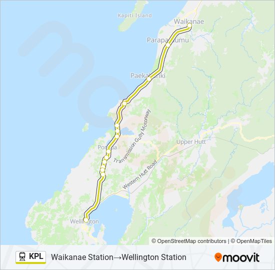 kpl Route: Schedules, Stops & Maps - Wellington Station (Updated)