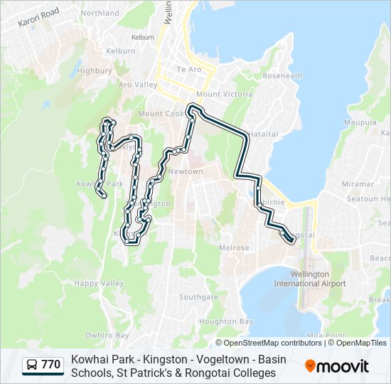 770 Route: Schedules, Stops & Maps - Kowhai Park - Mitchell Street‎→ ...
