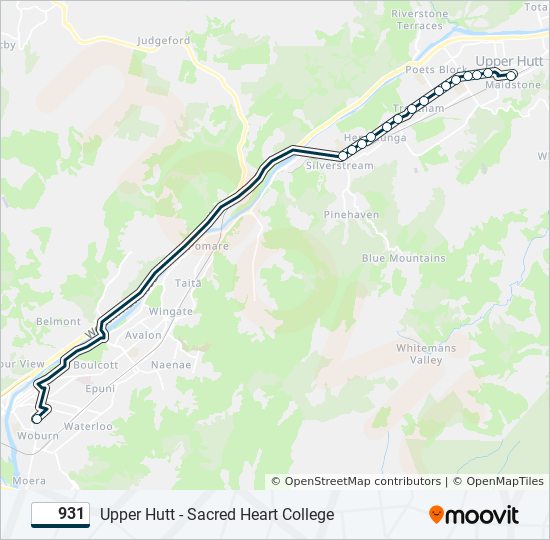 931 Route: Schedules, Stops & Maps - Sacred Heart College - Hautana ...