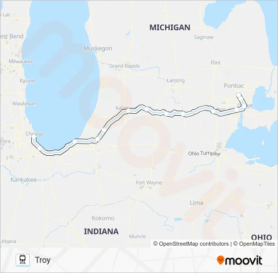 WOLVERINE Route: Schedules, Stops & Maps - Troy (Updated)