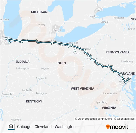 GREYHOUND US0164 Route: Schedules, Stops & Maps - Baltimore Downtown ...