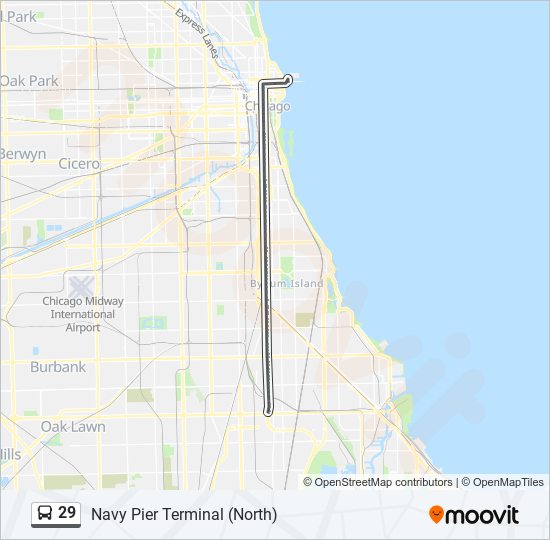 29 Route: Schedules, Stops & Maps - Navy Pier Terminal (North) (Updated)