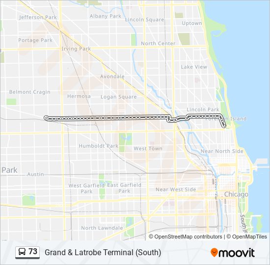 73 Route: Schedules, Stops & Maps - Grand & Latrobe Terminal (South ...