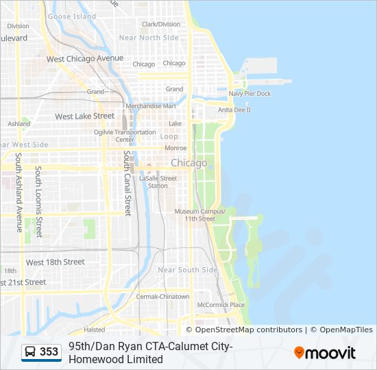 353 Bus: Schedules, Stops & Maps - South