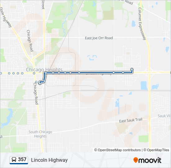 357 Route: Schedules, Stops & Maps - East (Updated)