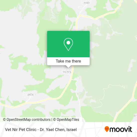 How to Get to Vet Nir Pet Clinic - Dr. Yael Chen in Beit Nir by Bus or ...