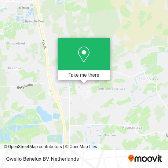 Wie komme ich mit Bus nach Qwello Benelux BV in Loon Op Zand?