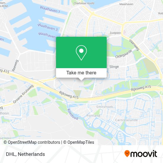 How to get to DHL in Rotterdam by bus or metro?