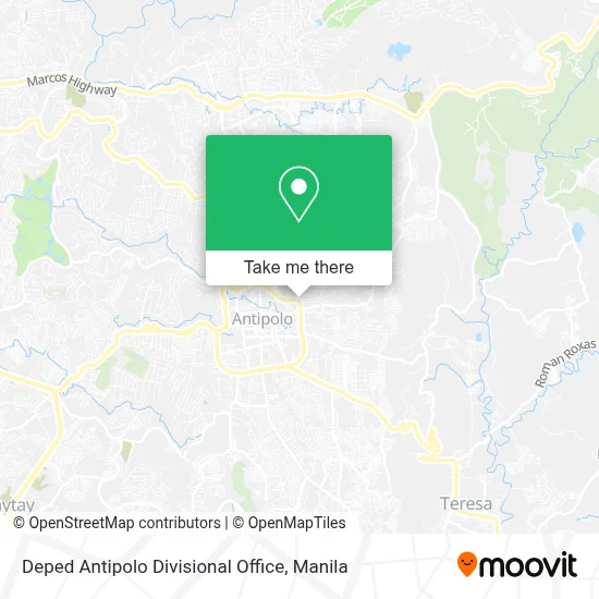 How to Get to Deped Antipolo Divisional Office in Antipolo City by Bus?