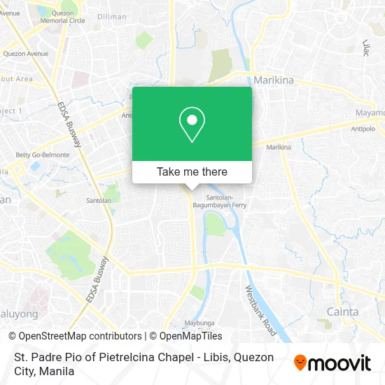 How to Get to St. Padre Pio of Pietrelcina Chapel - Libis, Quezon City ...
