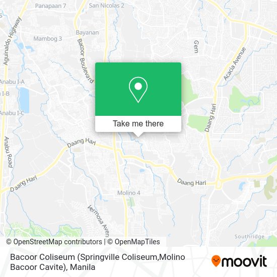 How to Get to Bacoor Coliseum (Springville Coliseum,Molino Bacoor ...
