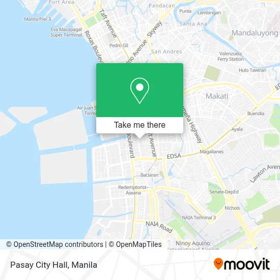 How to Get to Pasay City Hall in Manila by Bus or Train?