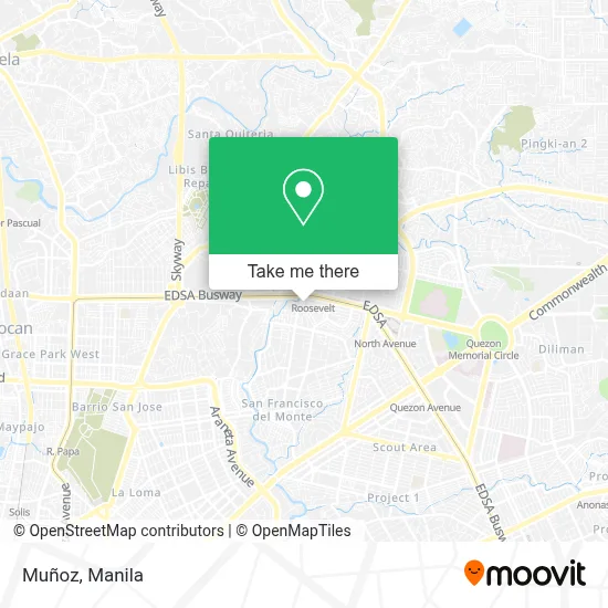 How to Get to Muñoz in Quezon City by Bus or Train?