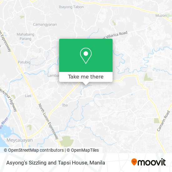 How to get to Asyong's Sizzling and Tapsi House in Marilao by Bus?