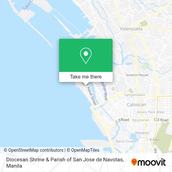 How to Get to Diocesan Shrine & Parish of San Jose de Navotas by Bus or ...