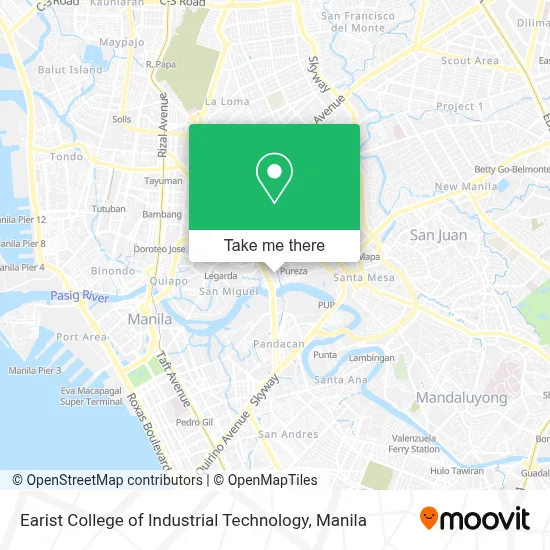 How to Get to Earist College of Industrial Technology in Manila by Bus ...
