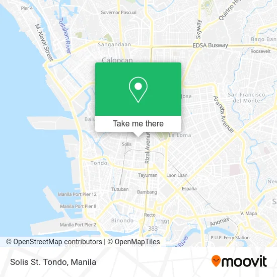 How to Get to Solis St. Tondo in Manila by Bus or Train?