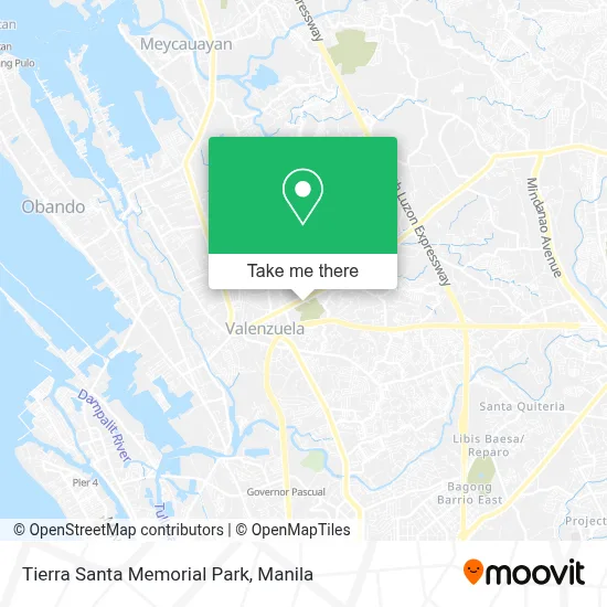 How to Get to Tierra Santa Memorial Park in Valenzuela by Bus?