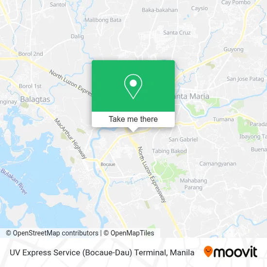 How to Get to UV Express Service (Bocaue-Dau) Terminal by Bus?