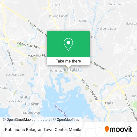 How to Get to Robinsons Balagtas Town Center in Bulacan by Bus?