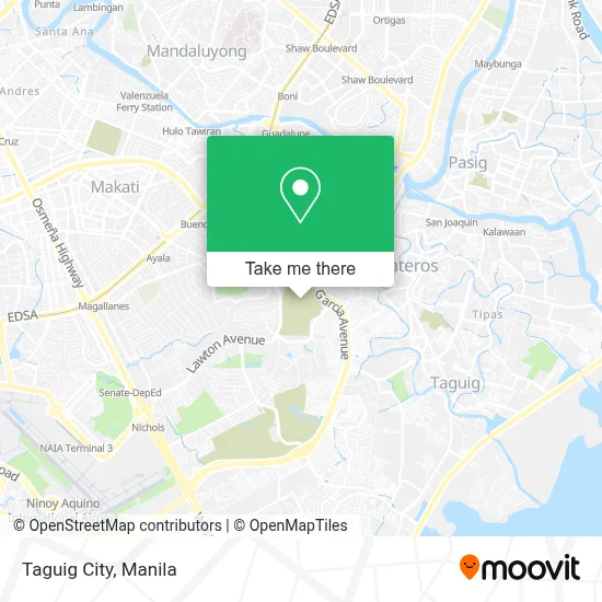 How to Get to Taguig City in Manila by Bus or Train?