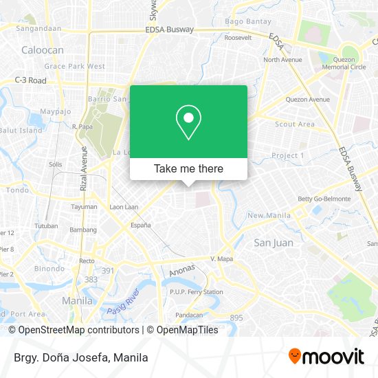 How to Get to Brgy. Doña Josefa in Quezon City by Bus or Train?