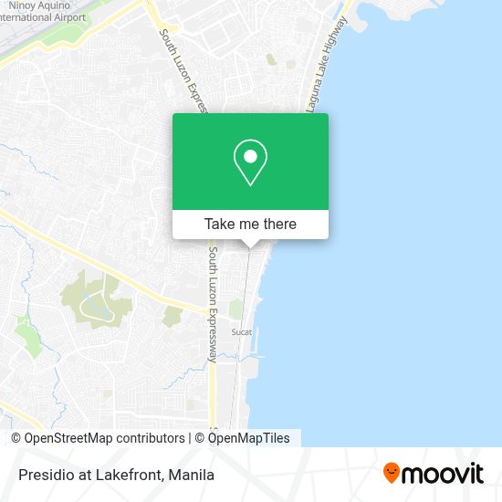 How to Get to Presidio at Lakefront in Muntinlupa by Bus or Train?