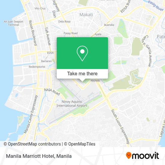 How to Get to Manila Marriott Hotel in Manila by Bus or Train?