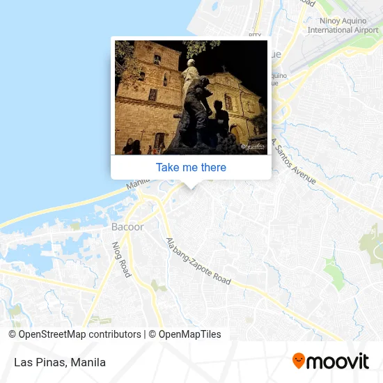 How to Get to Las Pinas in Manila by Bus or Train?