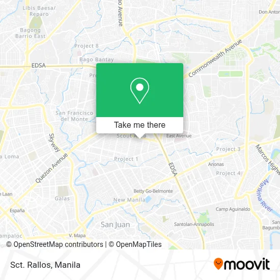 How to Get to Sct. Rallos in Quezon City by Bus or Train?