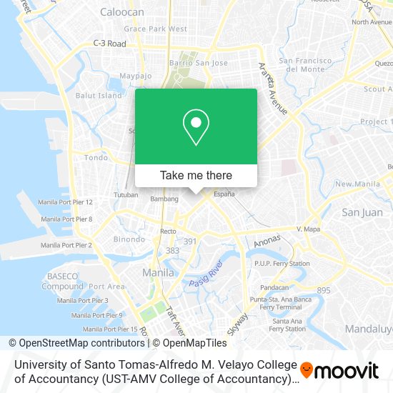 How to Get to University of Santo Tomas-Alfredo M. Velayo College of ...