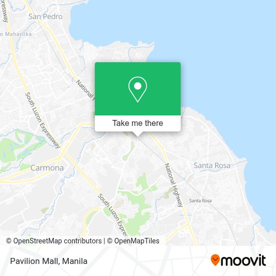 How to Get to Pavilion Mall in Biñan by Bus or Train?