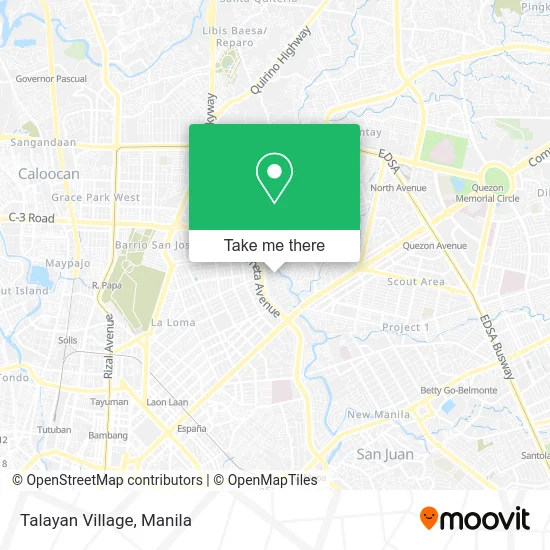 How to Get to Talayan Village in Quezon City by Bus or Train?