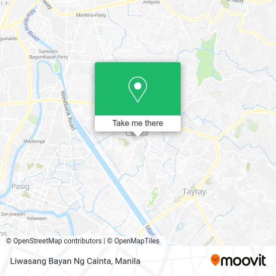 How to Get to Liwasang Bayan Ng Cainta by Bus or Train?