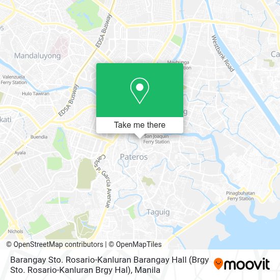 How to get to Barangay Sto. Rosario-Kanluran Barangay Hall (Brgy Sto ...