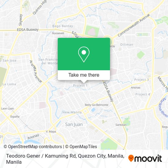 How to Get to Teodoro Gener / Kamuning Rd, Quezon City, Manila by Bus ...