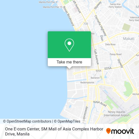 How to Get to One E-com Center, SM Mall of Asia Complex Harbor Drive in ...