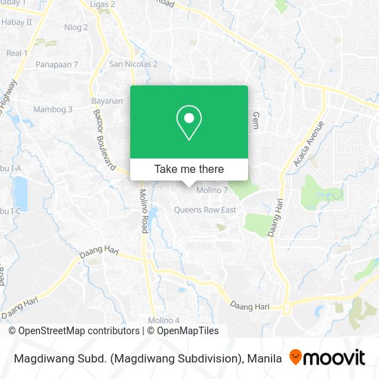 How to Get to Magdiwang Subd. (Magdiwang Subdivision) in Bacoor by Bus?