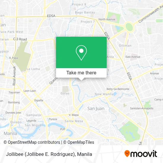 How to Get to Jollibee (Jollibee E. Rodriguez) in Quezon City by Bus or ...