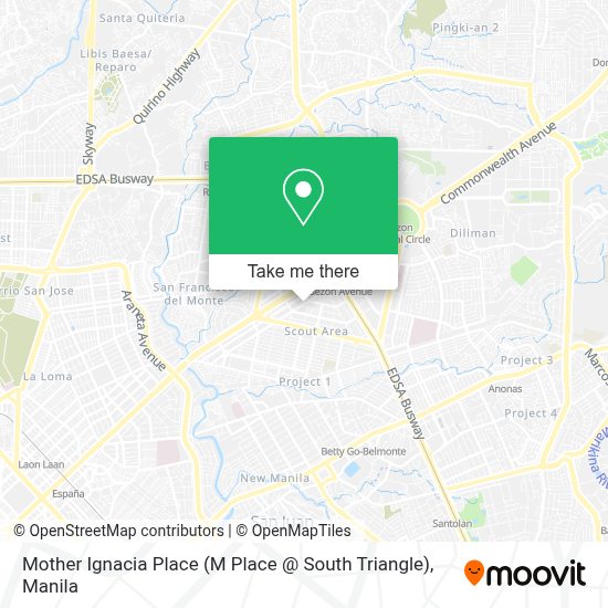How to Get to Mother Ignacia Place (M Place @ South Triangle) in Quezon ...