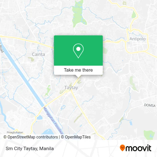 How to Get to Sm City Taytay by Bus or Train?